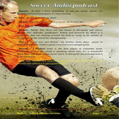 Soccer audio podcast script | PDF