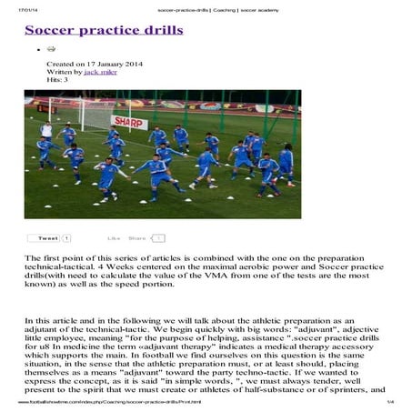 Soccer practice drills | PDF | Participant Sports | Fitness and Exercise