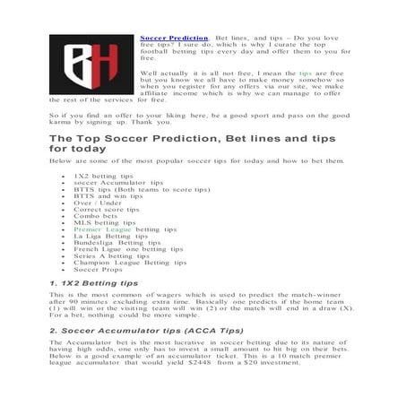 Soccer prediction | PDF