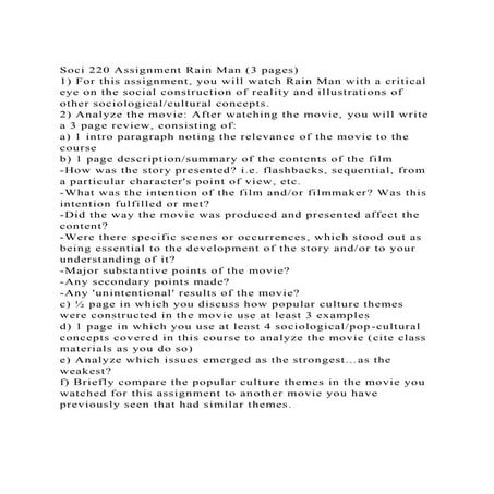Soci 220 week 3 (discussion and assignment) Discussion (200 word.docx