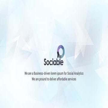 Sociable Powerpoint Template | PDF