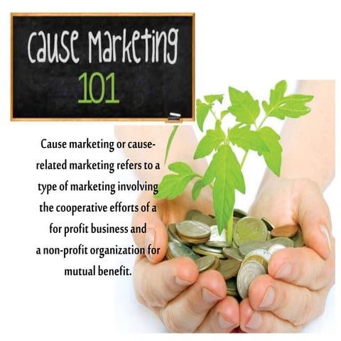 Cause Marketing (social awareness through marketing practices) | PPTX