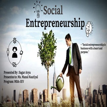 Social.pdf about social entrepreneurship | PDF