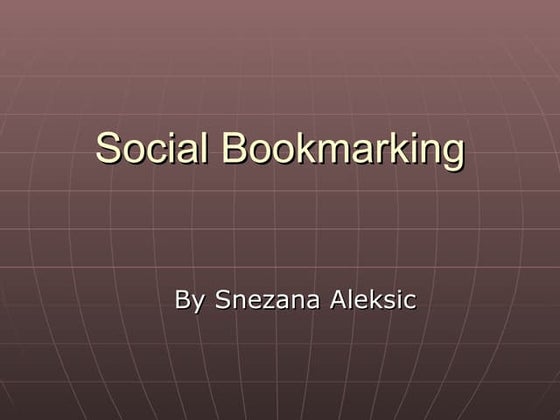 What is social bookmarking and its benefits.pdf | Internet for ...