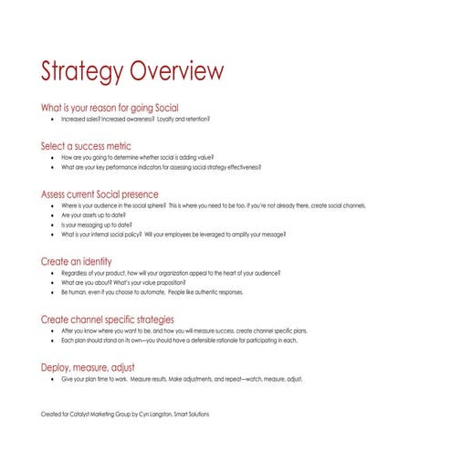 Social checklist v2 | DOCX