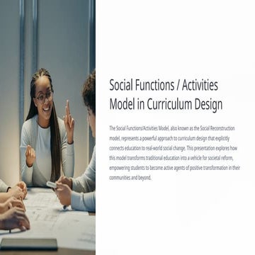 Social/ Functions-Activities Model in Curriculum Design.pptx