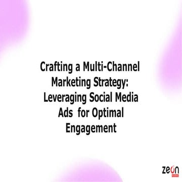 Social Media Ads Course | Zeon Academy | PPTX