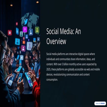 Social-Media-An-Overview.pptx WHICH IS RAISING | PPTX