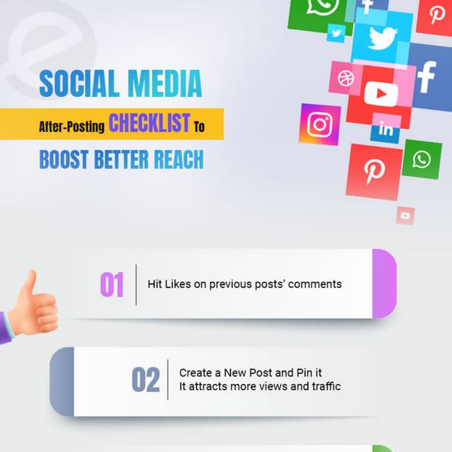 Social Media After-Posting Checklist To Boost Better Reach | PDF