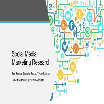 Social media marketing research | PPTX