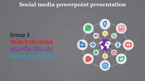 Social media powerpoint presentation | PPTX | Social Networking | Internet