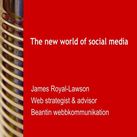 The new world of social media | PPT