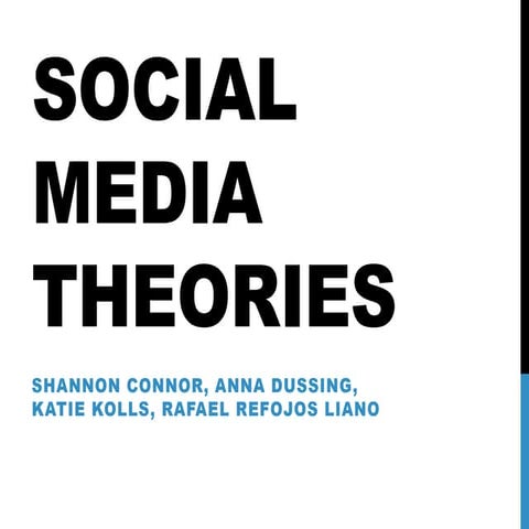 Social media theories final copy | PPTX