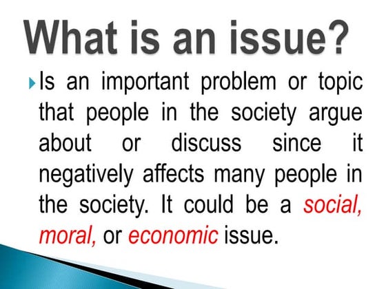 Lesson 3 social moral economic issues | PPTX | Debated Sensitive Social ...