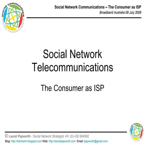 Social Network Telecommunications | PPT