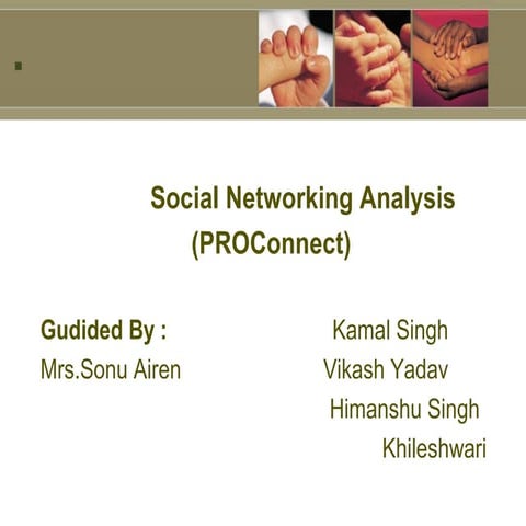 Database of a Simple Social Network | PPTX