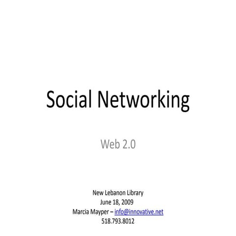 Social Networking | PPT