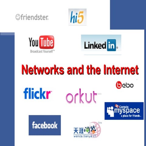 Social Networking and the Internet | PPT