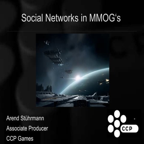 Social Networking In MMOG‘s | PPT | Social Networking | Internet