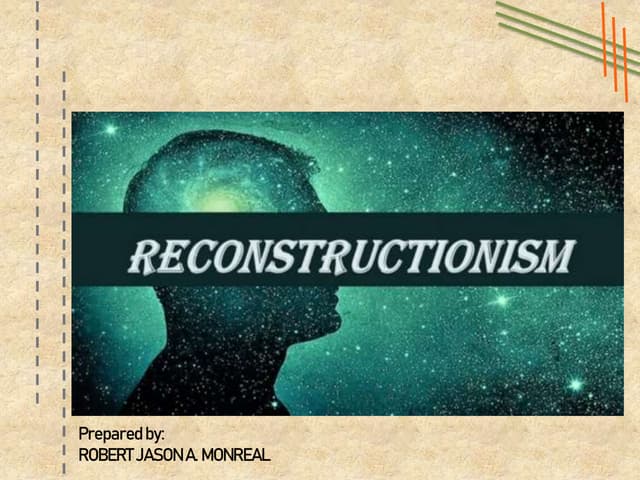 Social Reconstructionism in Education .pptx