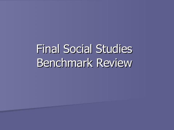 Social studies review | PPTX