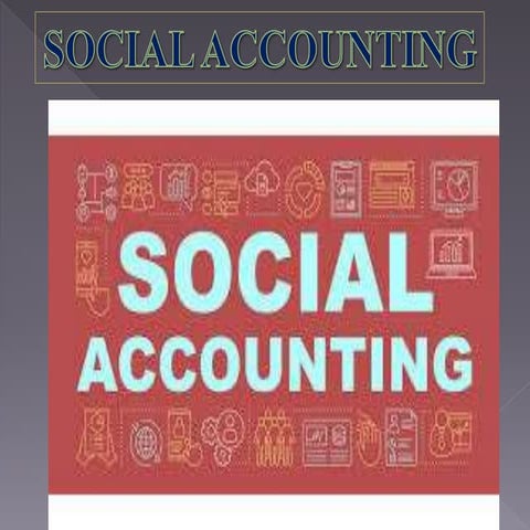 Social accounting | PPTX