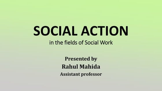 Roles of social workers | PPTX