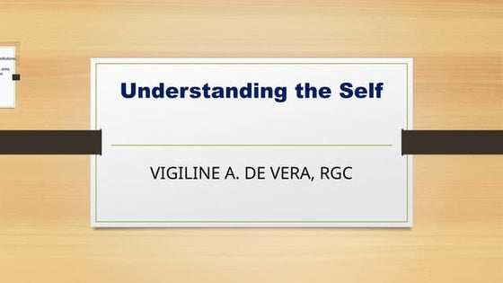 UTS: UNDERSTANDING THE SELF : The self in sociological perspective | PPTX