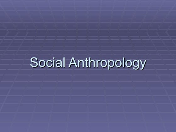 Chapter 1: Introduction to Anthropology | PDF