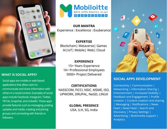 Social Media App Development | Scope and Features | PDF