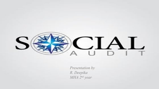Social audit | PPTX