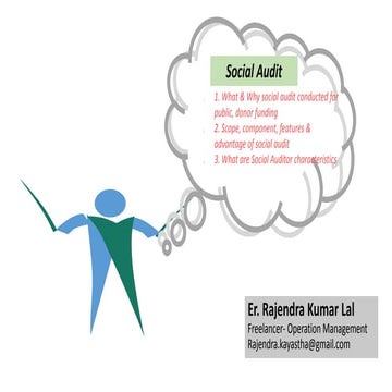Social audit tutorial class | PPTX