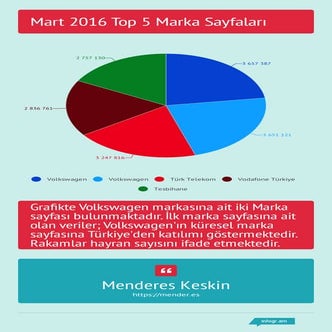 Socialbakers Mart 2016 Raporu (Top 5 Marka Sayfaları) - Türkiye | PDF