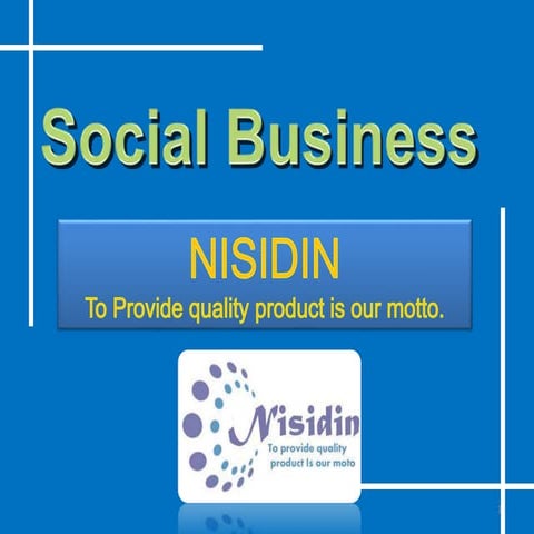 Social business project | PPTX