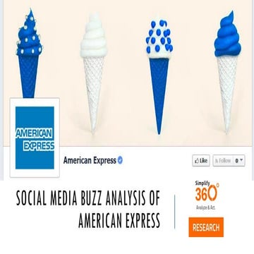 Social Buzz Analysis report for american express | PDF