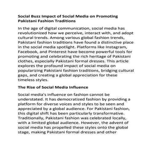 Social Buzz Impact of Social Media on Promoting Pakistani Fashion Traditions.docx