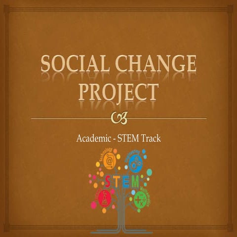 Social change project | PPT