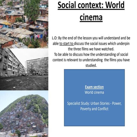 Social context world cinema 3 | PPTX