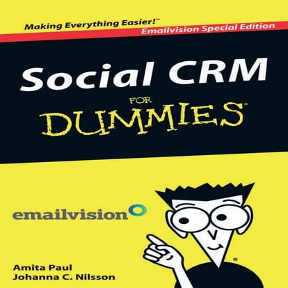 Social CRM for Dummies - Emailvision Special Edition | PDF