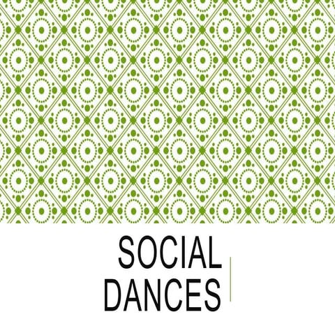 Social Dances | PPTX