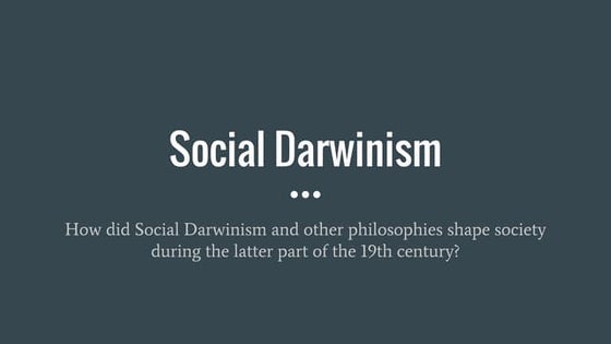 Darwinism | PPT