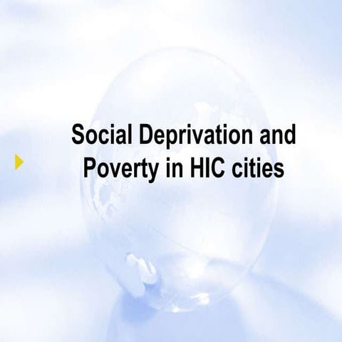 Social deprivation and poverty powerpoint | PPTX | Debated Sensitive ...