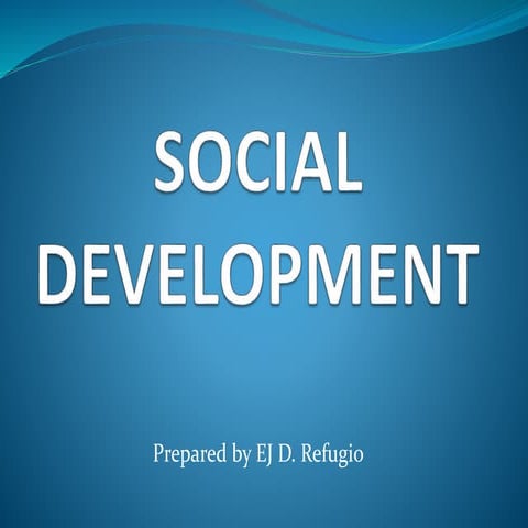 Social Development in psychology for students | PDF