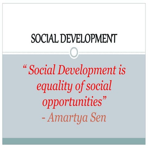 Social development aga | PPTX