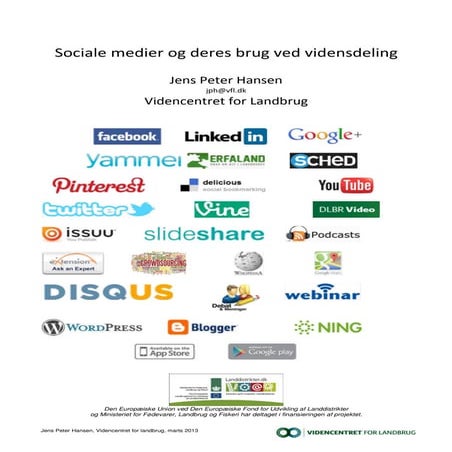 Sociale medier og deres brug ved vidensdeling | PDF