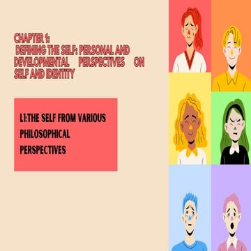 Understanding the Self Chapter I - Lesson 1 | PPTX