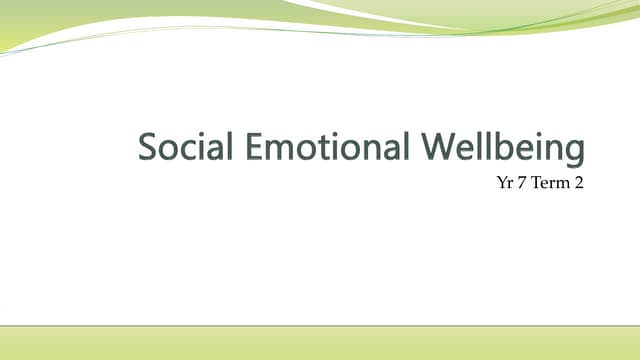 Social-emotional Learning | PPTX