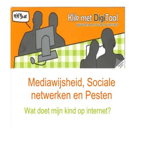 Sociale Netwerken En Pesten | PPT