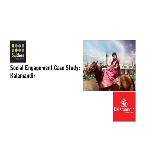 Social Engagement Case Study - Kalamandir | PPT