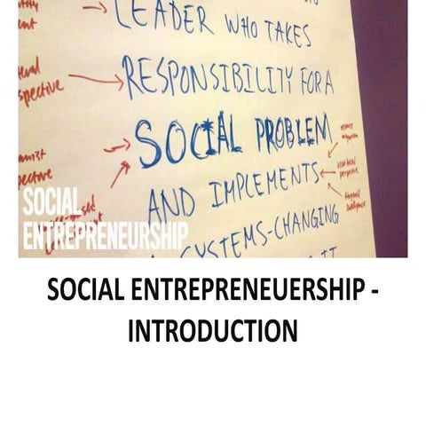 Social Entrepreneurship | PPTX